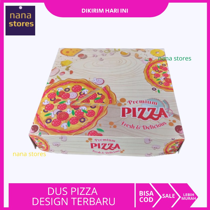 Jual 10 Pcs Dus pizza, kotak pizza, tempat pizza | Shopee Indonesia