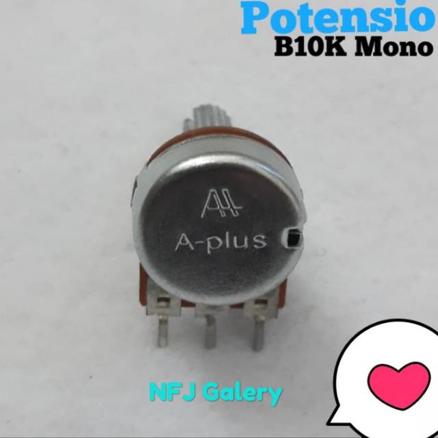 Jual Jenis Potensiometer Potensio B10K Mono A-Plus | Shopee Indonesia