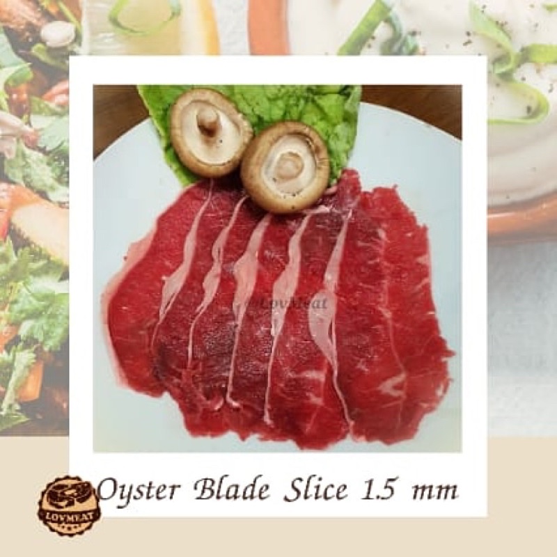 Jual OYSTER BLADE Slice 1,5mm (250gram) | Shopee Indonesia