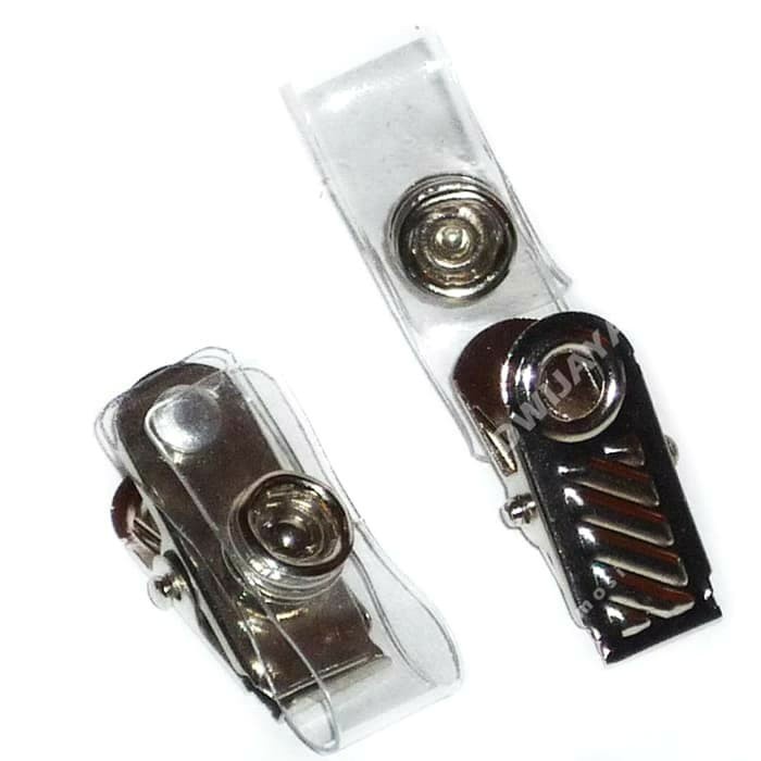 Jual Jepitan Nametag / jepitan id card / jepit garis / klip besi isi ...