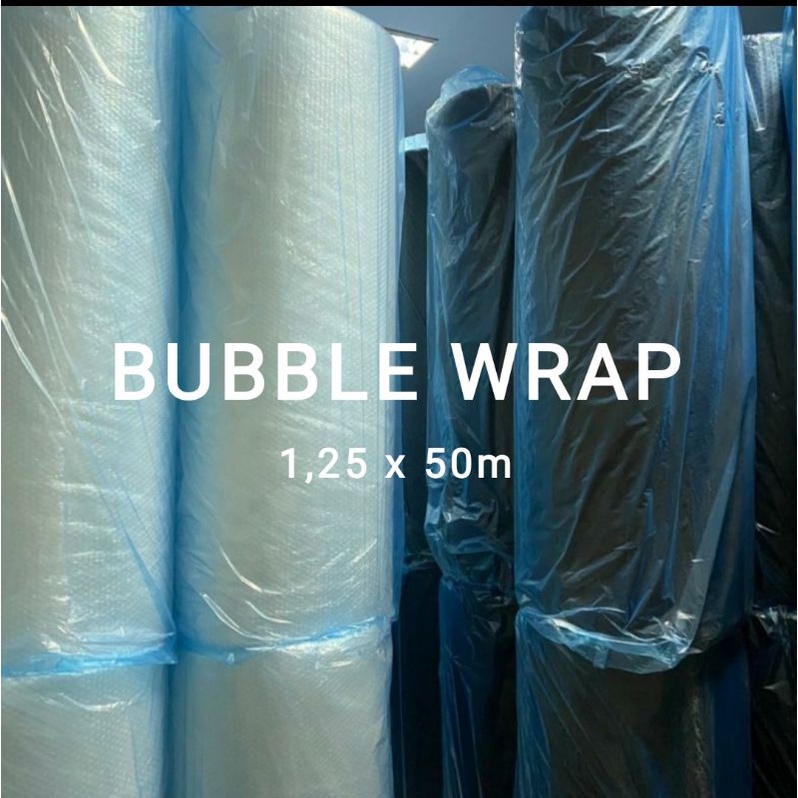 Jual BUBBLE WRAP PREMIUM ROLL BESAR UKURAN 1,25 x 50 meter | Shopee ...