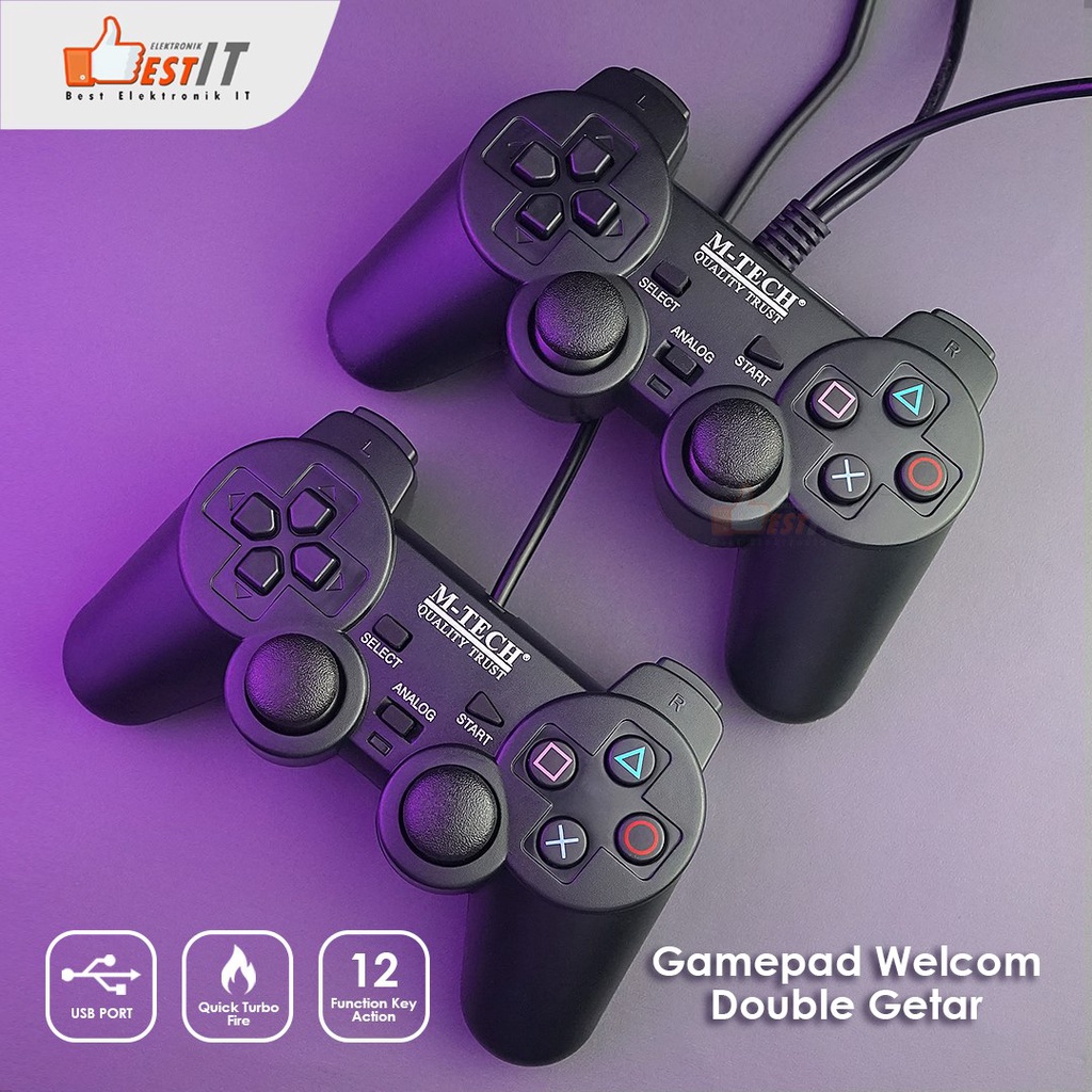 Jual Joystik Gamepad Dual Controller USB PC Joystick - GAMEPAD DUAL ...
