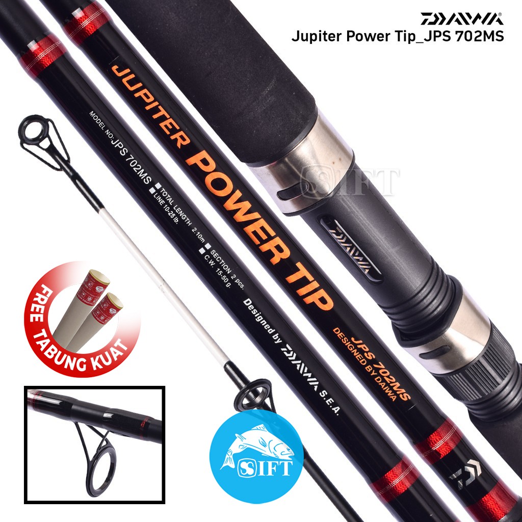 Jual Joran Daiwa JUPITER POWER TIP | Carbon Solid Tip | 150 165 180 195 210 cm | Shopee Indonesia