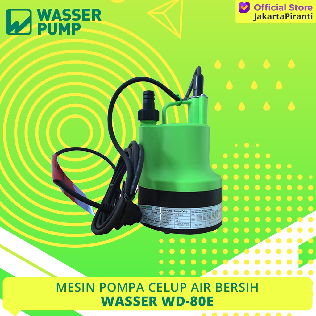 Jual Mesin Pompa Air Celup Wasser WD-80E / WD-80 E - PROMO SPESIAL ...
