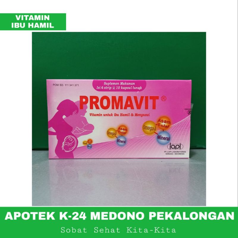 Jual Promavit 10 kapsul/multi vitamin untuk ibu hamil dan menyusui ...