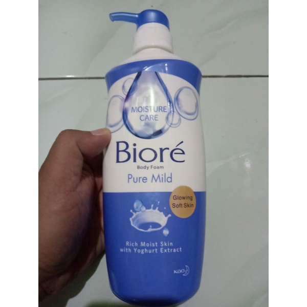 Jual Biore Body Foam Pure Mild Pump 550 ml | Shopee Indonesia