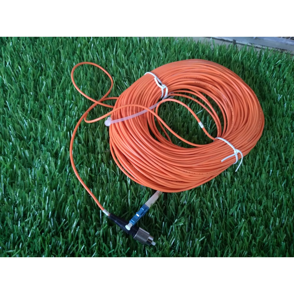 Jual fiber optic lcp fcp 40 meter Patch cord Fiber Optik Simplex ...