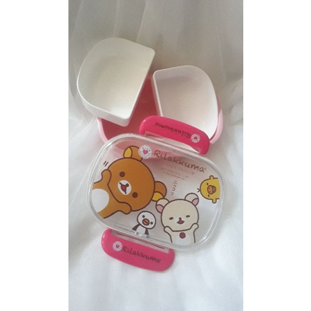 Jual Lunch Box Kotak Makan Karakter Rilakkuma 360ml Made in Japan ...