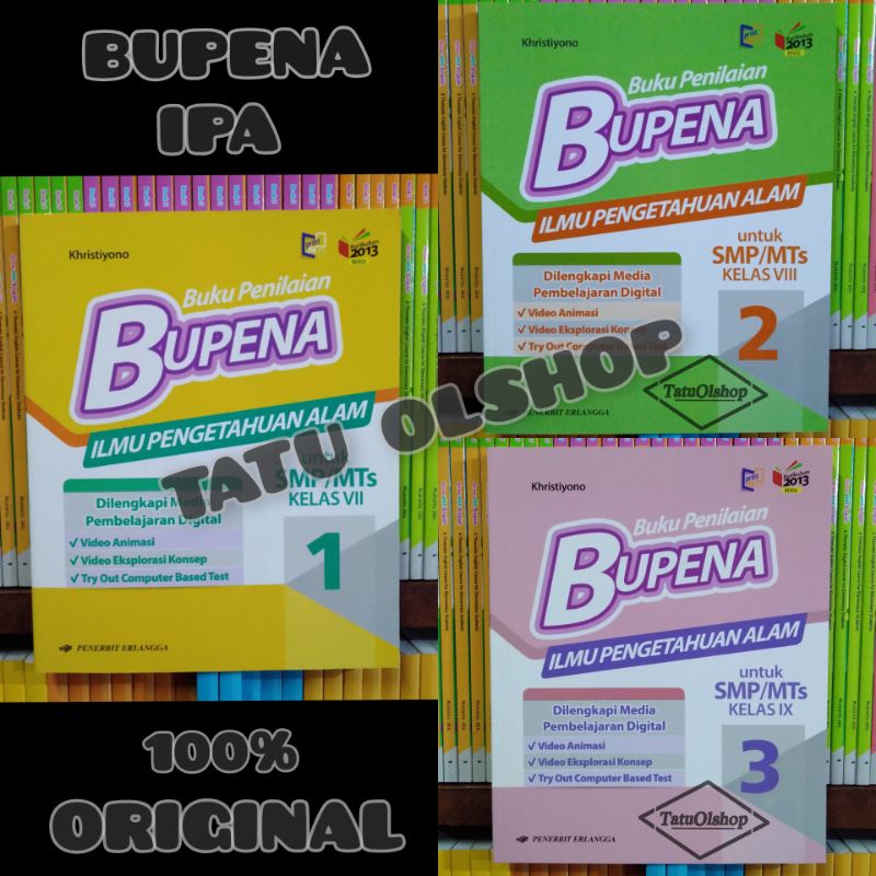 Jual Buku Bupena Ipa SMP MTs Kelas 7 8 9 VII VIII IX 1 2 3 Kurikulum 2013 Revisi Original ...