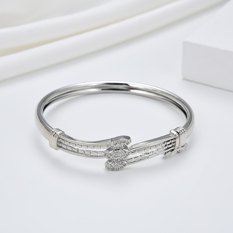 Jual HYL JEWELRY COD Couple Gelang Titaniun Perak Wanita Diamond ...