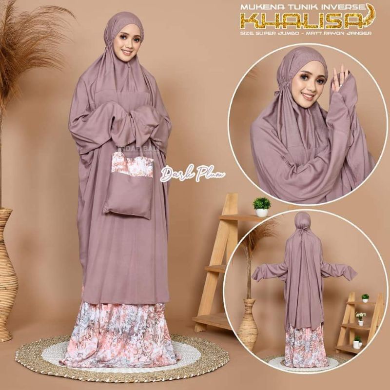 Jual Mukena Khalisa invers/kalisa polos/kalisa atas/kalisa splash ...