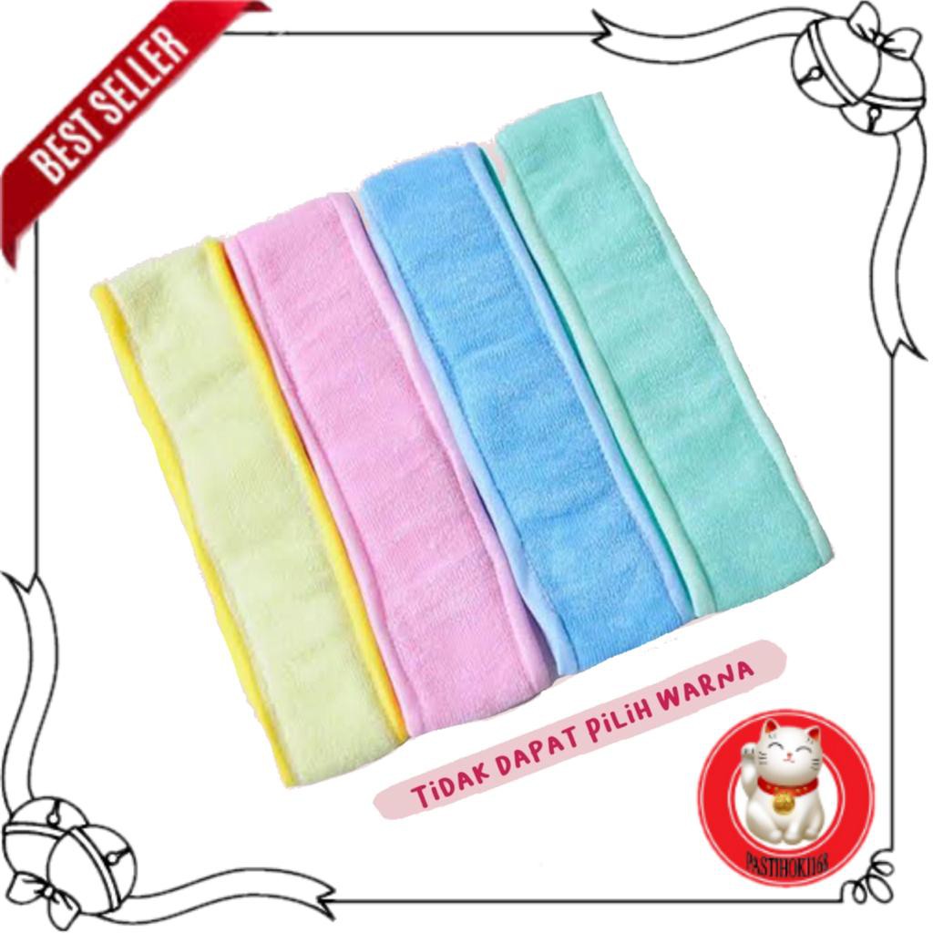 Jual BANDANA MANDI / HAIRBAND FACIAL BAHAN HANDUK / BANDANA HANDUK ...