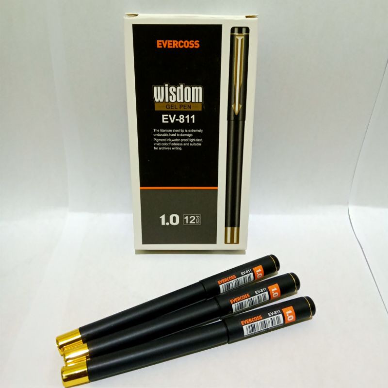 Jual Pulpen / Gel Pen Tanda Tangan Evercoss Wisdom EV-811 1.0 mm ...