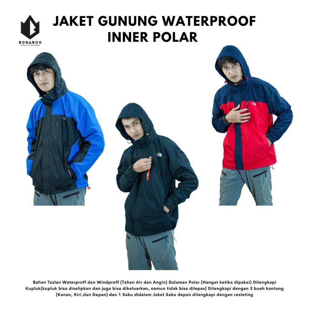 Jual [COD] Jaket Gunung Waterproof - Jaket Outdoor Windbreaker - Jaket ...