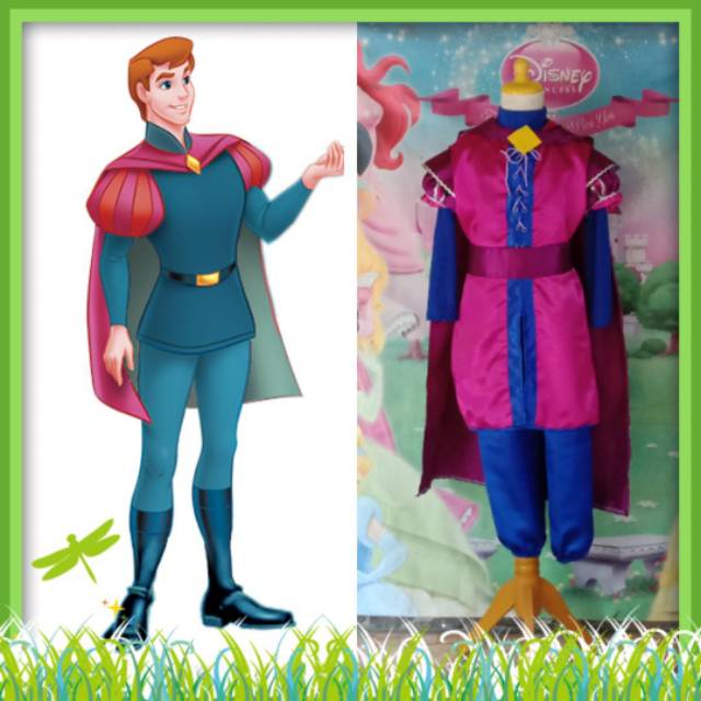 Jual Kostum Prince Pangeran Philip Princess Aurora Sleeping Beauty Size ...