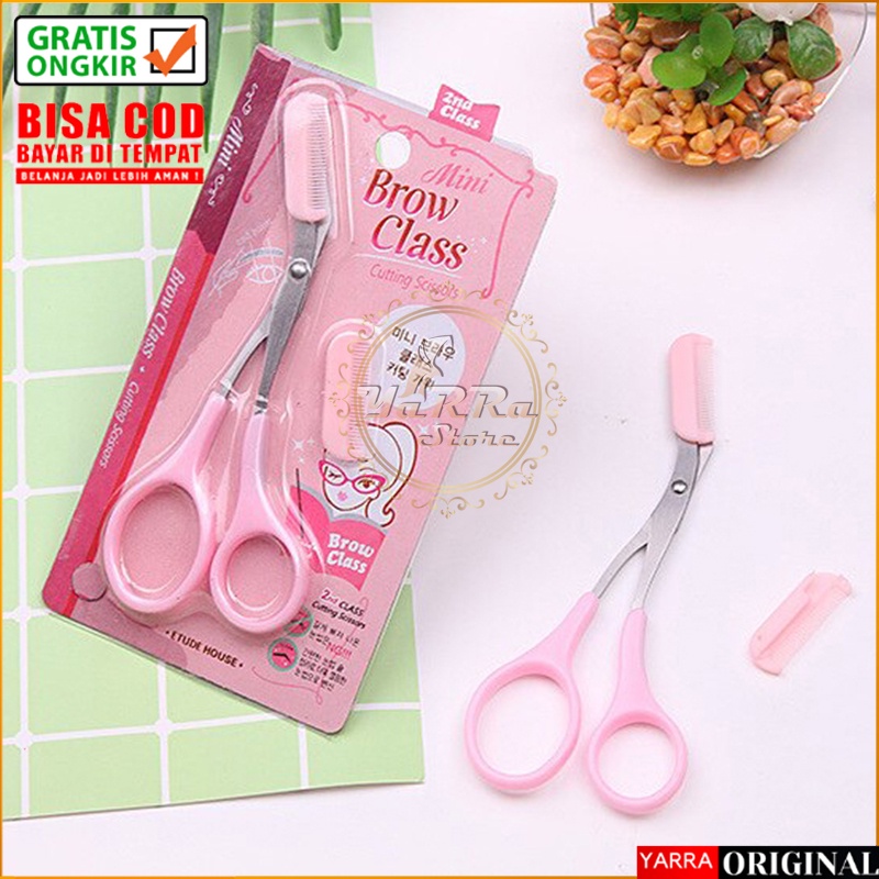 Jual ALAT GUNTING ALIS MATA/EYEBROW CLASS EYELASH MINI CUTTING SCISSOR ...