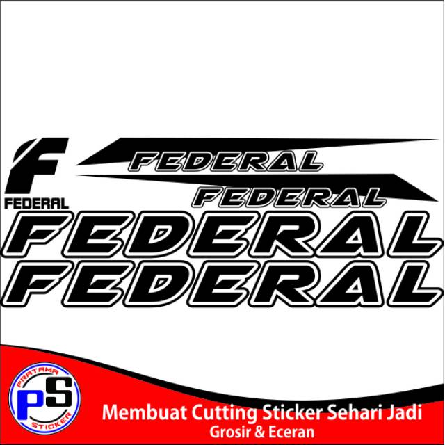 Jual Frame Sticker Decal Sepeda Federal Cutting | Shopee Indonesia
