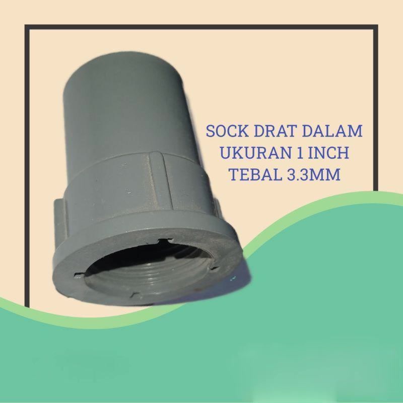 Jual Sock drat dalam PVC 1 inch - SDD PVC 1 INCH | Shopee Indonesia