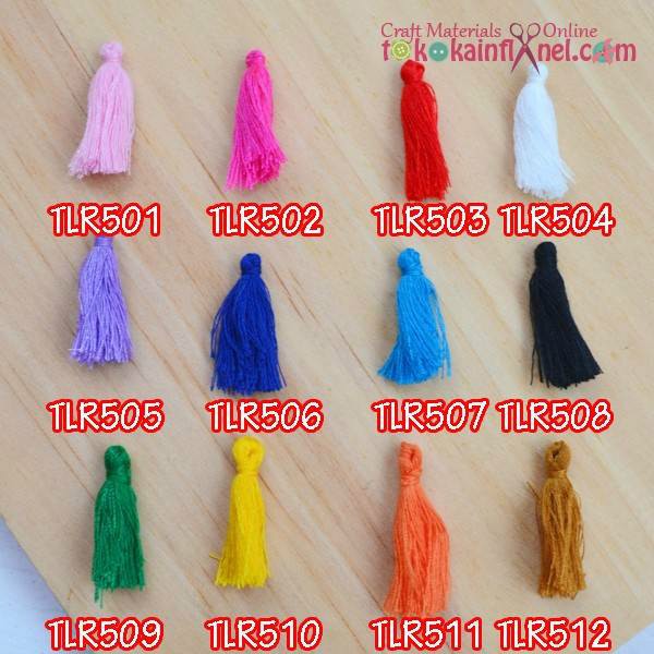Jual Tlr5 Tali Rumbai / Tassel Kecil Panjang 3cm Per Satuan | Shopee ...