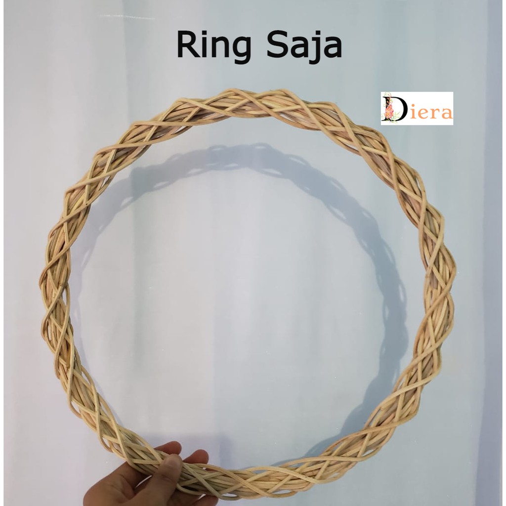 Jual Ring Rotan Lingkaran Dekorasi Backdrop Lamaran Nikahan + Inisial ...