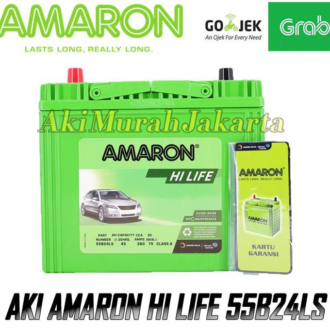 Jual Aki Mobil Toyota Kijang Innova NS60LS / 55B24LS Amaron Hi-Life ...