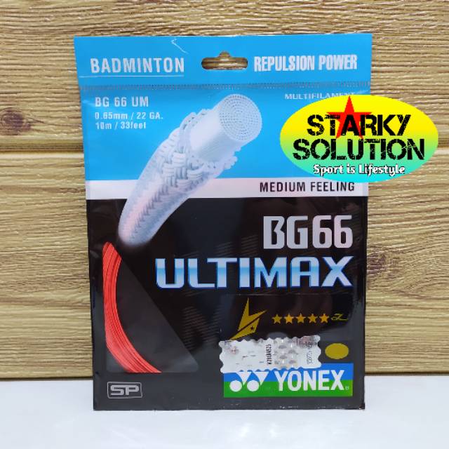 Jual Senar Yonex BG66 Ultimax Lin Dan String BG 66 Ultimax LinDan ...