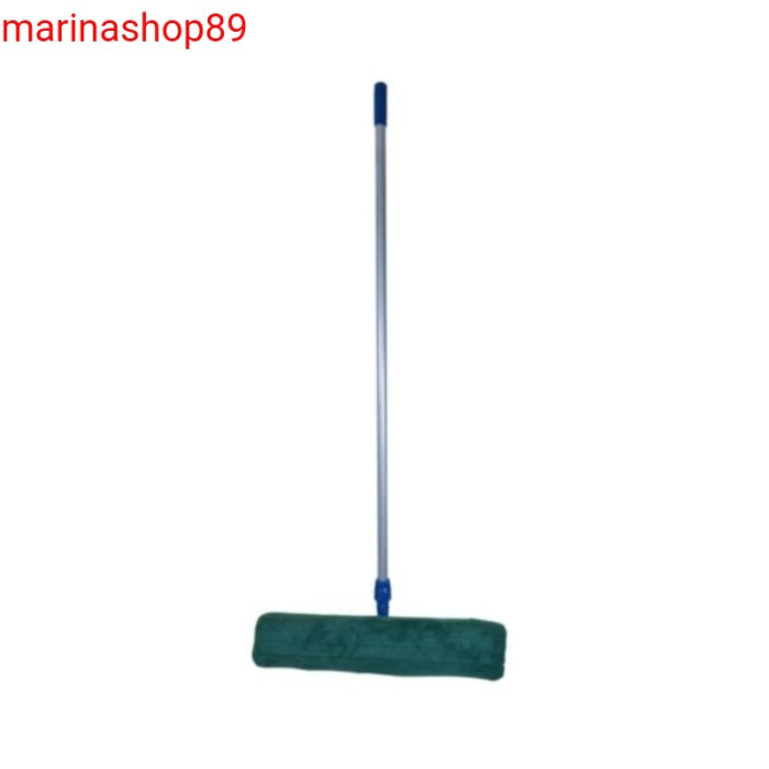 Jual krisbow alat pel Flat microfiber dengan tangakai 60 cm_lap mop 60 ...