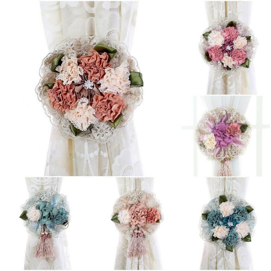 Jual PARIS FLOWER TIE WINDOW BLINDS - TALI PENGIKAT GORDEN BUNGA TALI ...