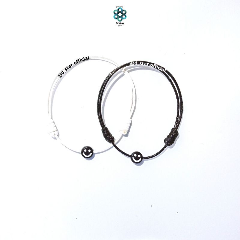 Jual gelang couple magnet plus huruf inisial gelang tali kapel gelang ...
