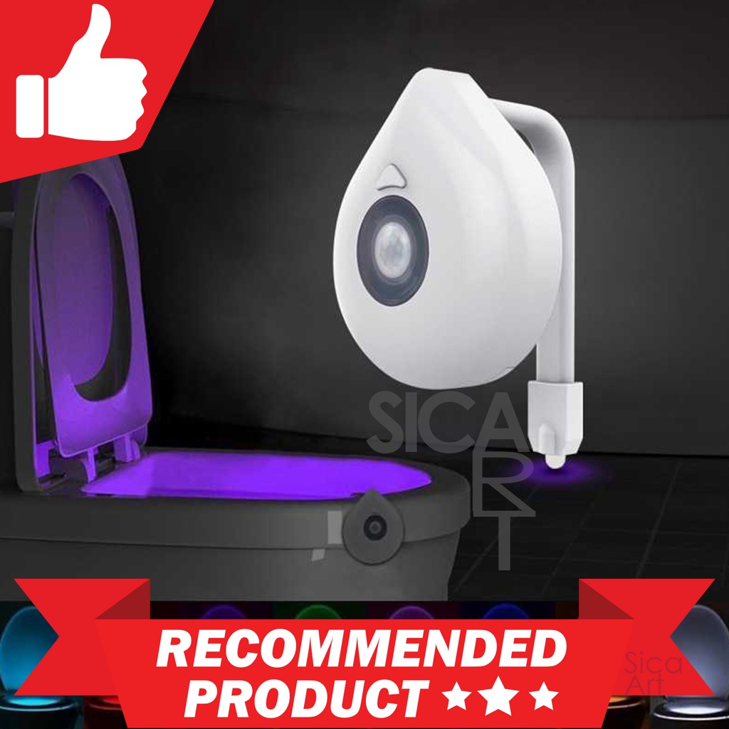 Jual Lampu LED RGB Toilet WC Closet Dengan Sensor Gerak & Cahaya 8 ...