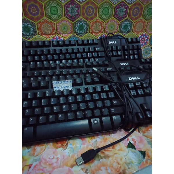Jual keyboard Branded DELL/LOGITECH USB | Shopee Indonesia