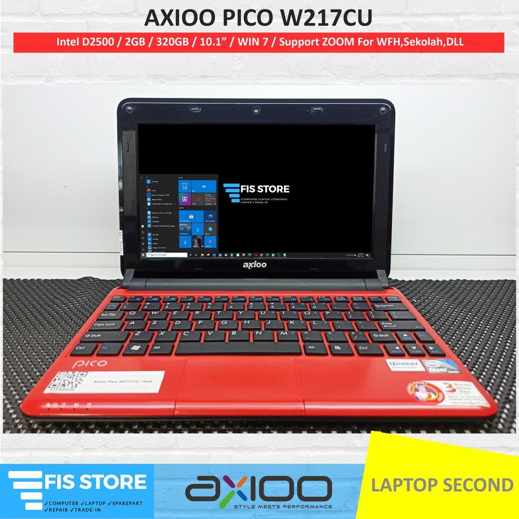 Jual AXIOO Pico W217CU/Intel ATOM Processor/10.1"/WebCam For ZOOM MEET ...