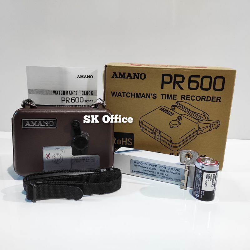 Jual Watchman Clock Amano PR600 Security Control Patrol Mesin Amano ...