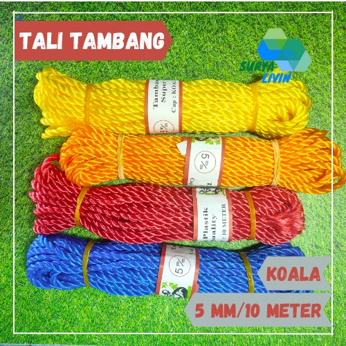 Jual Tali Tambang Nylon / Tambang Nilon 5 mm [10 Meter] | Shopee Indonesia