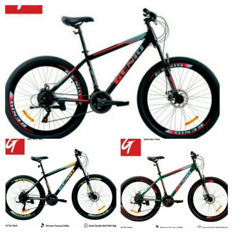 Jual sepeda gunung 27,5 Genio M 3411 speed by united bike | Shopee ...
