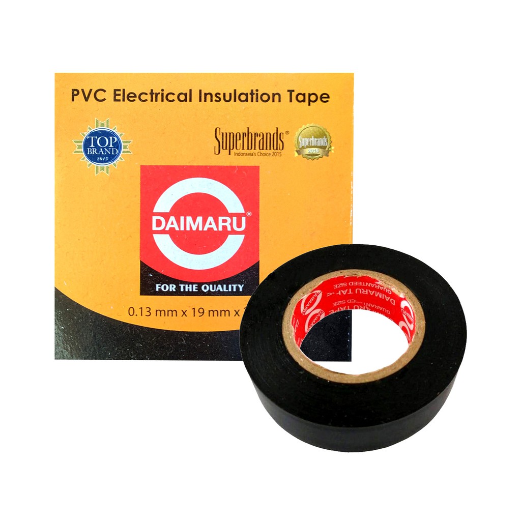 Jual Isolasi Listrik Daimaru (Hitam) PVC Electrical | Shopee Indonesia