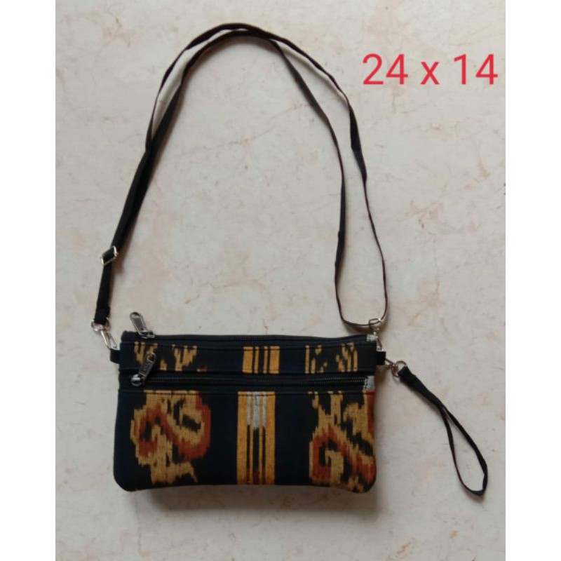 Jual Tas Selempang tenun 2 ruang / tas tenun troso murah | Shopee Indonesia