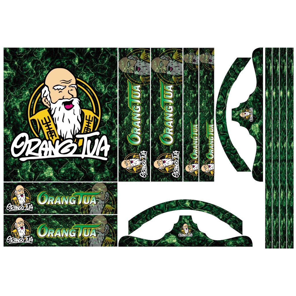 Jual STICKER CUSTOM DECAL SANGKAR / KANDANG KOTAK || STIKER MOTIF CAP ...