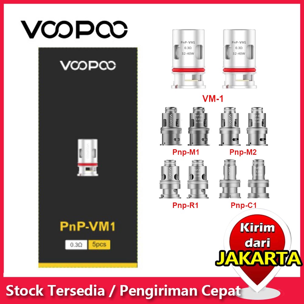 Jual 5PCS/kotak VOOPOO VINCI Coil Mod Pod Kit 0.3ohm 0.45ohm 0.6ohm PnP ...