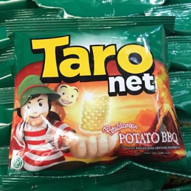 Jual Taro Net Snack Potato BBQ RENCENG 1000 | Shopee Indonesia
