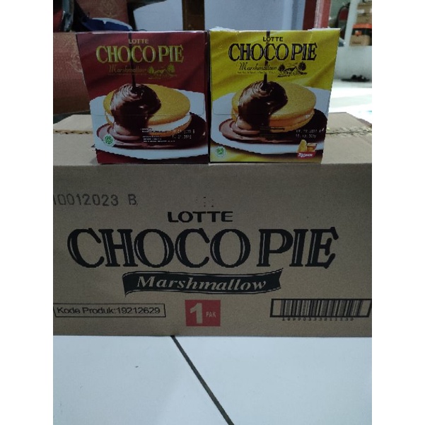 Jual Lotte Choco Pie isi 12 @28gr | Shopee Indonesia