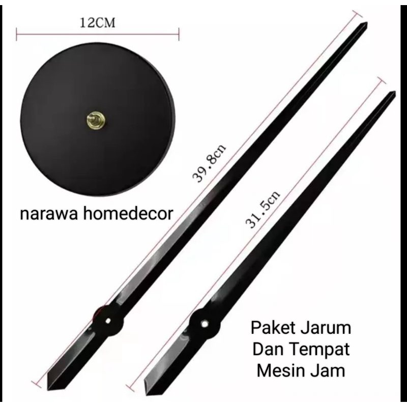 Jual PAKET JARUM JAM DAN MANGKUK JAM DINDING DIY JUMBO | Shopee Indonesia
