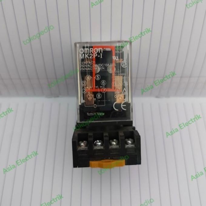 Jual RELAY MK2P-1 OMRON MK2P+SOCKET 220V AC ORIGINAL | Shopee Indonesia