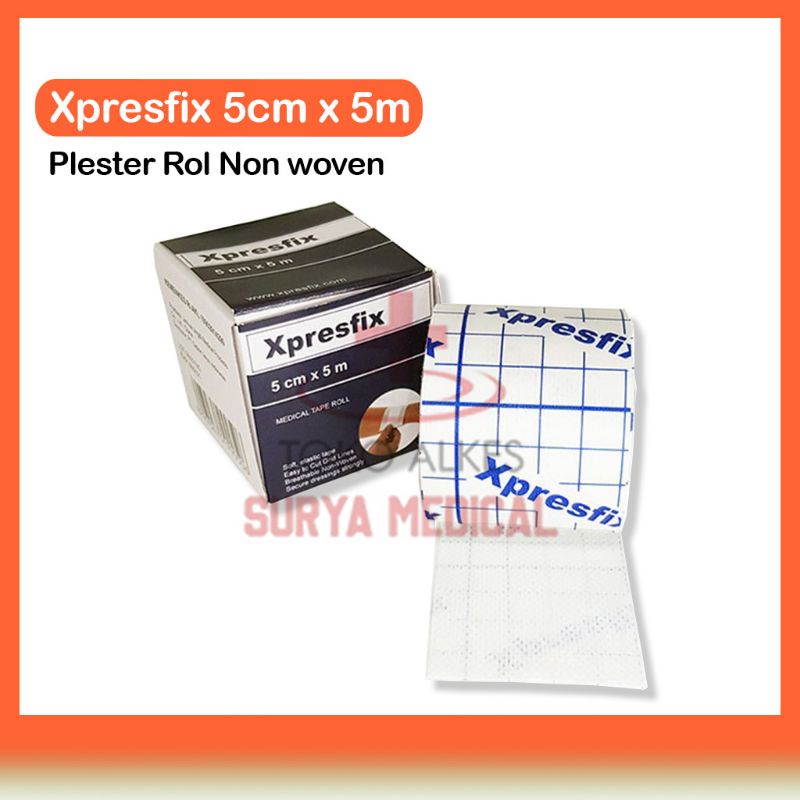 Jual Plester Luka Non Woven Xpresfix 5cm x 5m | Plester Roll | Shopee ...