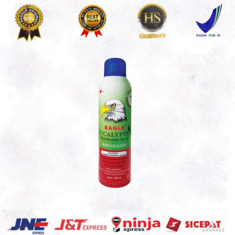 Jual Eagle Disinfectant Spray Eucalyptus 280Ml | Shopee Indonesia