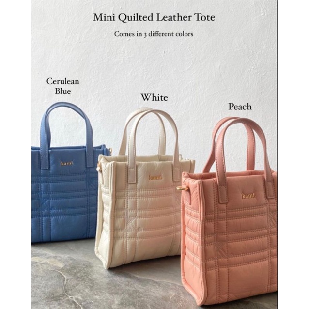 Jual Tote Bags Kami. Quilted Leather Bag Kamiidea Tas Shoulder Sling ...