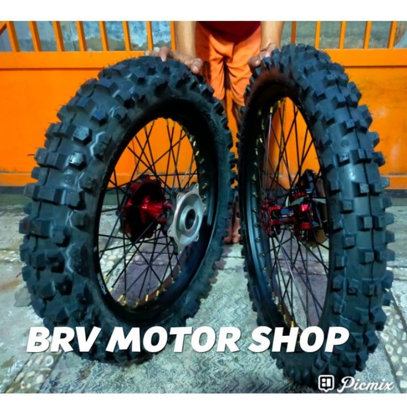 Jual Velg Trail 18-21 Honda Crf150L Tromol Model Original Ban Trabasan ...