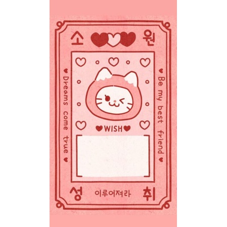 Jual kartu card wish custom design | Shopee Indonesia