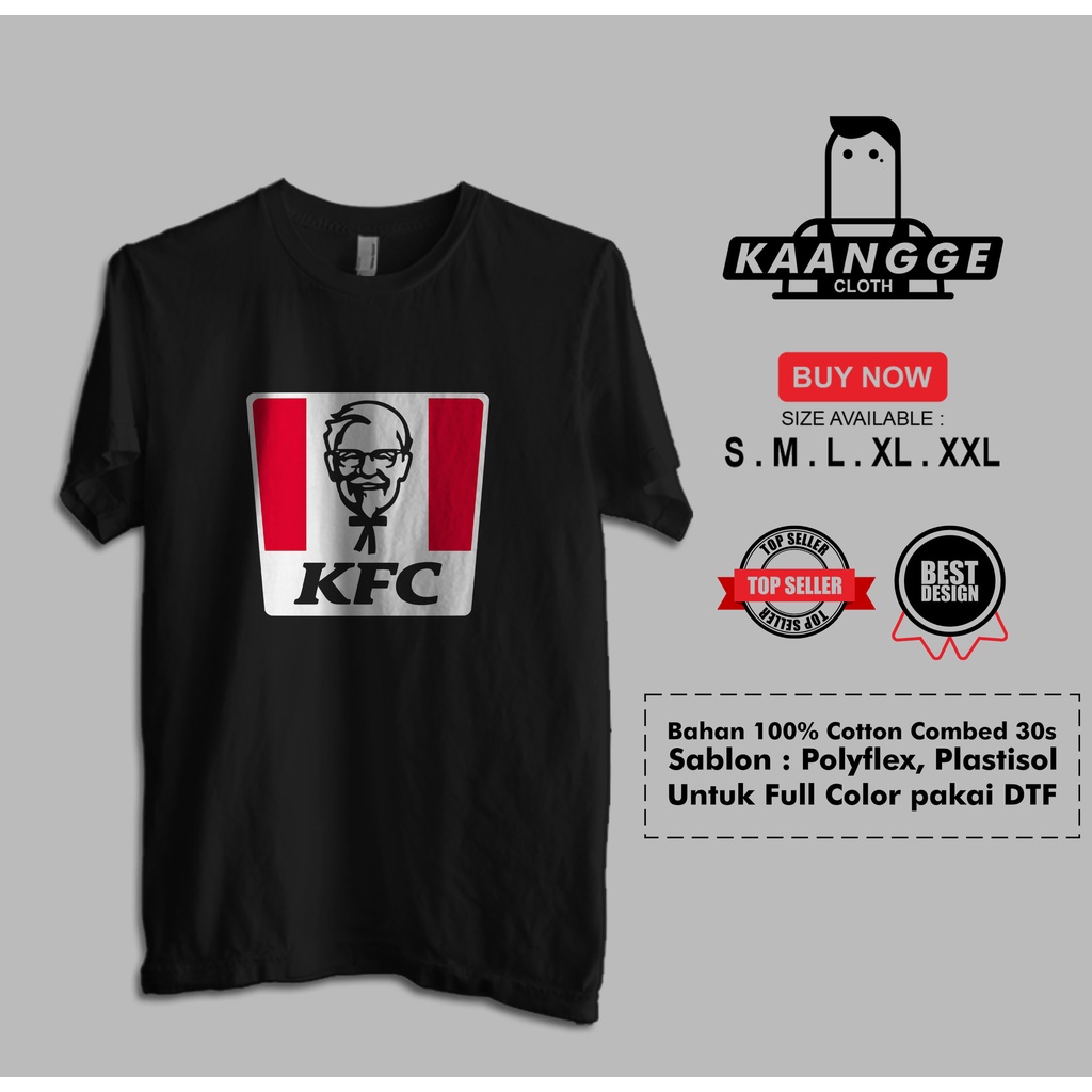 Jual Kaos KFC Logo Baju Perusahaan | Shopee Indonesia