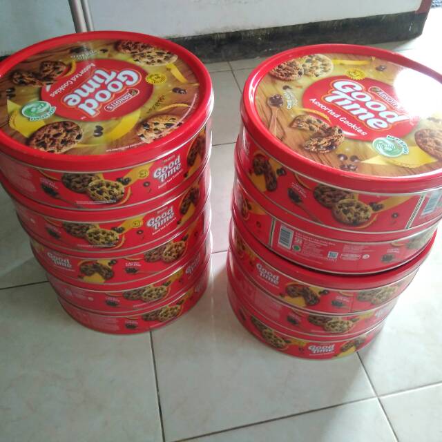 Jual Promo Good time assorted cookies 277gram biskuit kaleng | Shopee ...